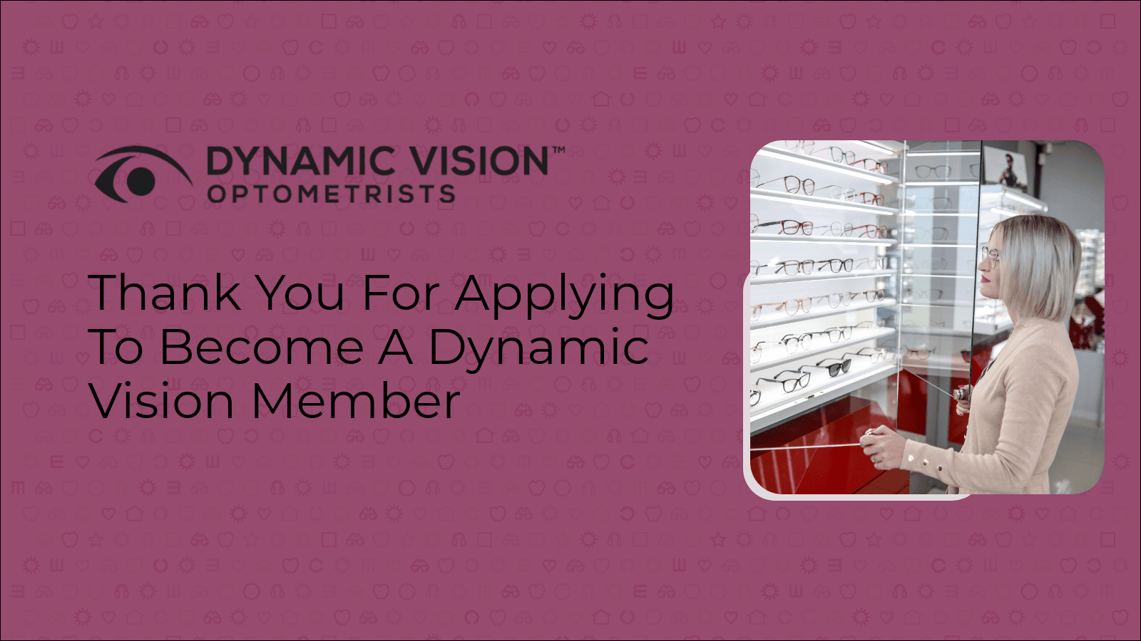 Thank You for Joining | Dynamic Vision Optometrists Network
